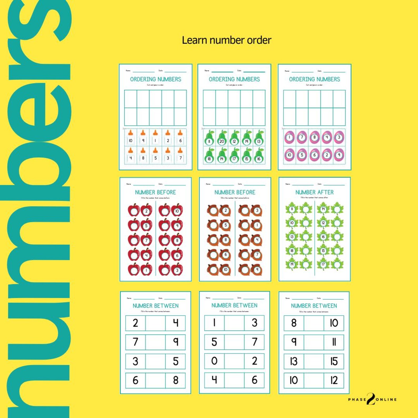 My Numbers Book - Etsy