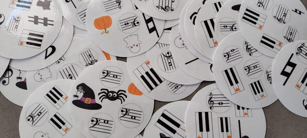 Halloween Musical Dobble - Spot It - Music Theory Game - Educational ...
