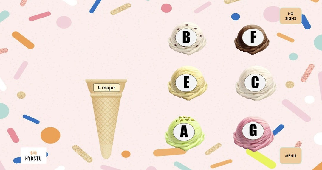 Ice Cream Chords Music Theory Game Building Triads Zoom Game Online ...