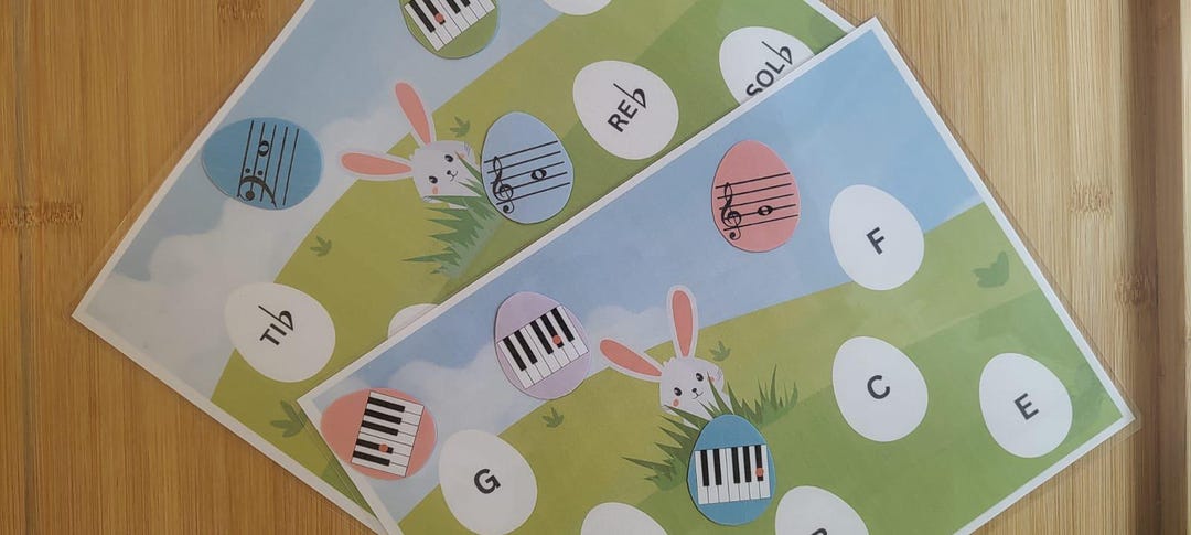 East Egg Hunt – Music Note & Piano Geography Game (55 Eggs + FREE Bunny ...