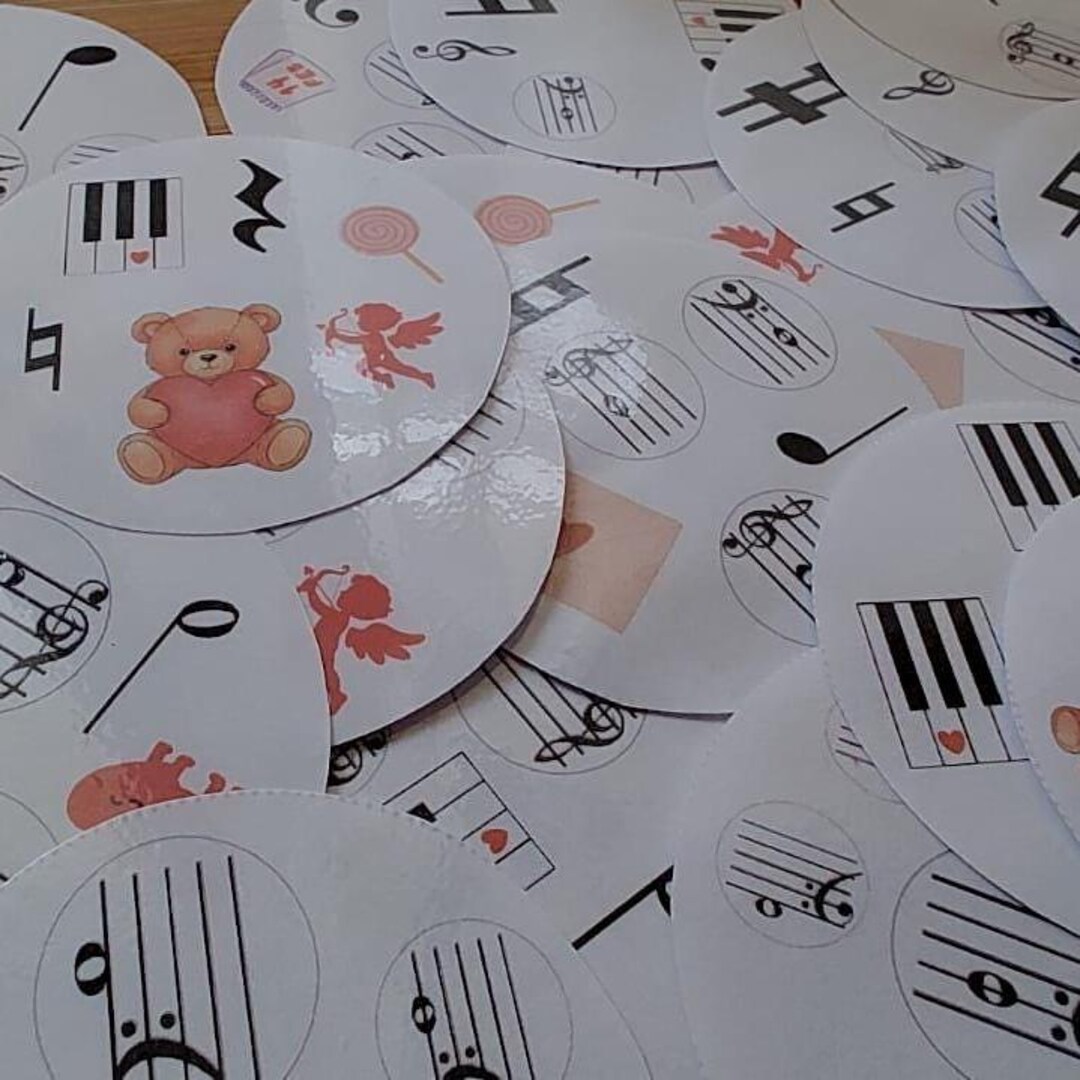 Music Spot It - Dobble - Valentines Day Edition - Music Theory - Game ...