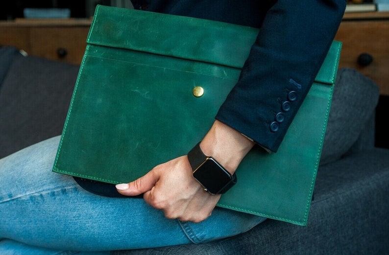 Engraved Leather Folder, Leather Document Holder, Custom Document ...