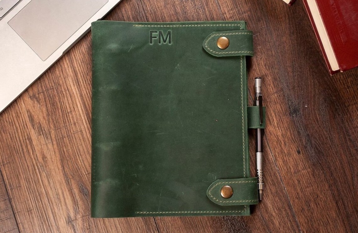 Custom A5 Binder, Leather 3 Ring Notebook, 3 Ring Planner Binder, 2 ...