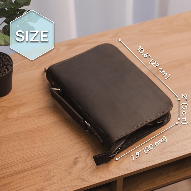 Personalized Leather Bible Case, Bible Cover With Handles, Zipper Bible ...