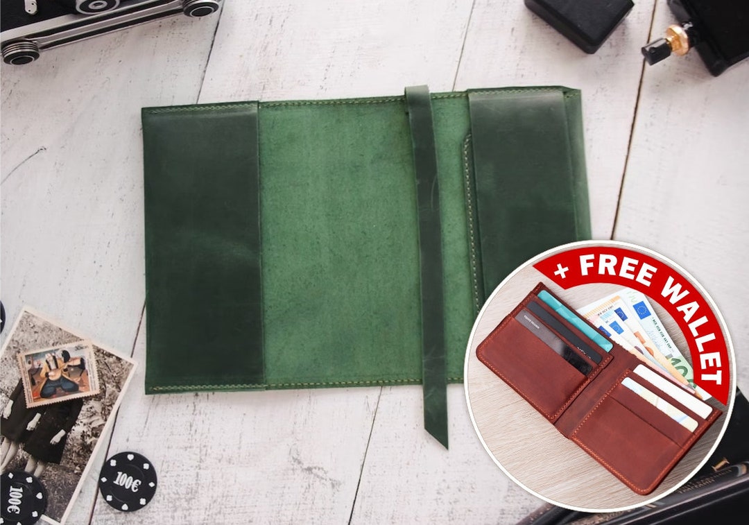 Custom Book Cover, Book Sleeve for Men, Custom Book Sleeve, Leather ...