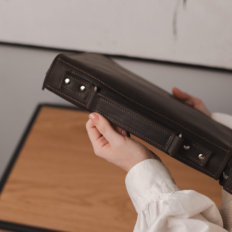 Personalized Leather Bible Case, Bible Cover With Handles, Zipper Bible ...