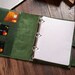 Custom A5 Binder, Leather 3 Ring Notebook, 3 Ring Planner Binder, 2 ...