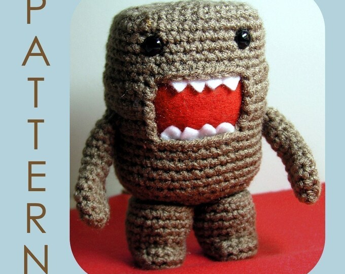 Domo-kun Amigurumi Crochet Pattern PDF - Etsy