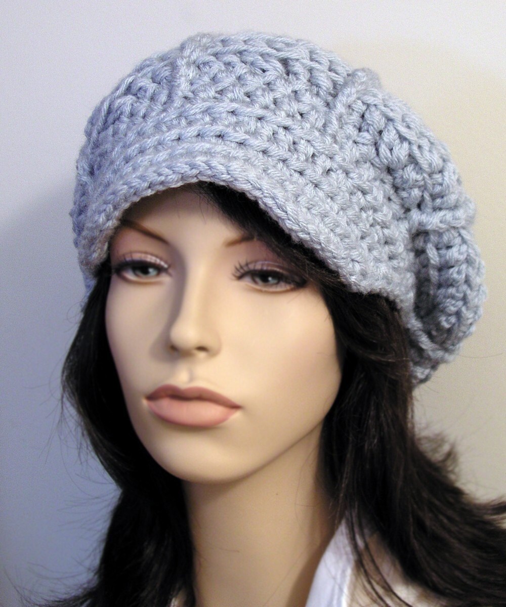 The Ava Hat - Beret or Applejack 2 Styles in 1 - Crochet Hat Pattern ...