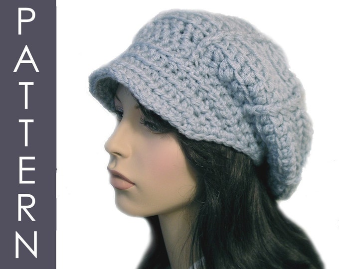 The Ava Hat Beret or Applejack 2 Styles in 1 Crochet Pattern PDF - Etsy