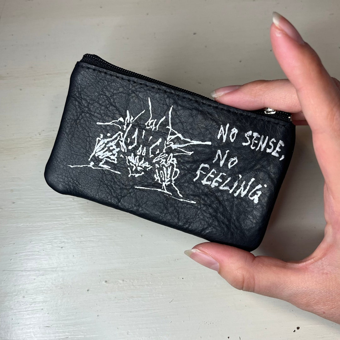 Hand-drawn Artisanal Wallet | Graffiti Street Art Abstract Art Handmade ...