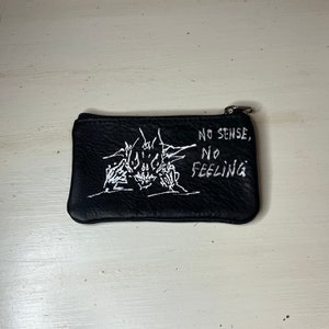 Hand-drawn Artisanal Wallet | Graffiti Street Art Abstract Art Handmade ...