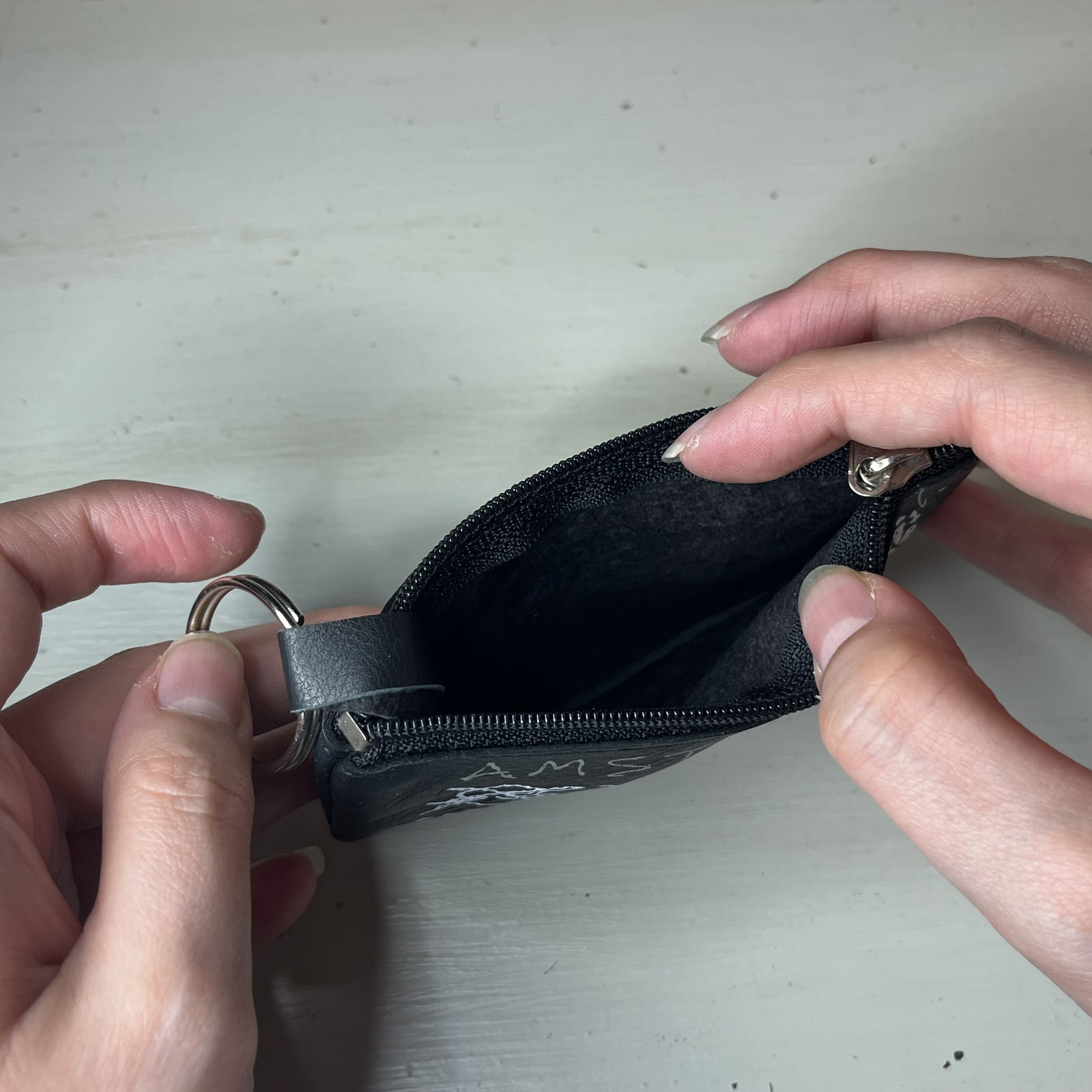 Hand-drawn Artisanal Wallet | Graffiti Street Art Abstract Art Handmade ...
