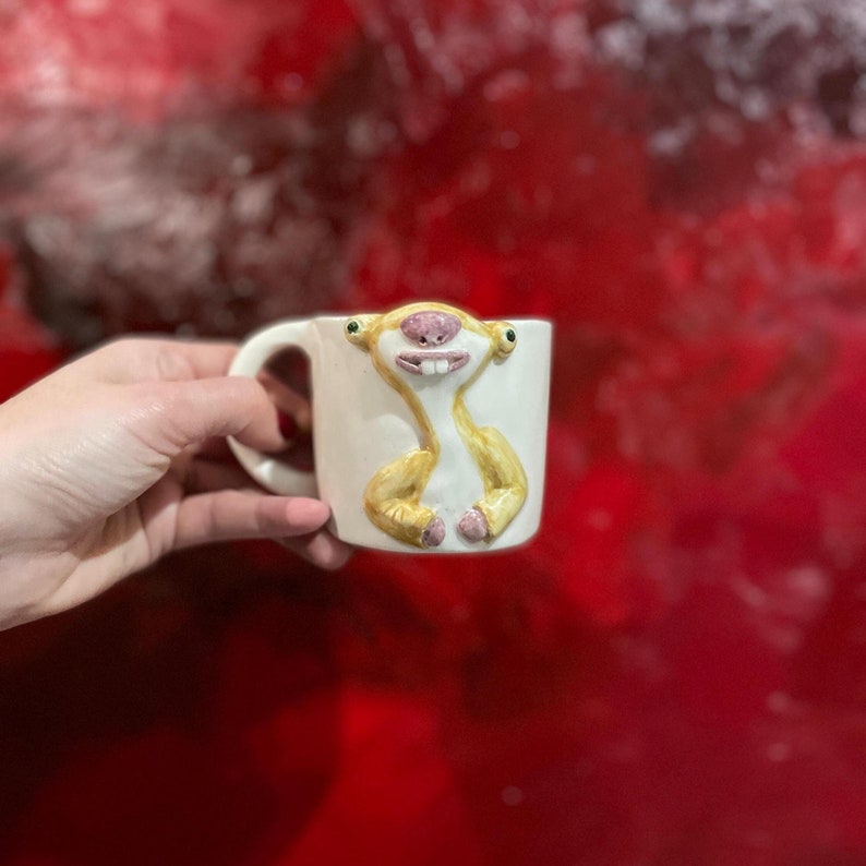 Handmade Ice Age Animal-themed Mug | Unique Coffee & Tea Cup for Animal ...