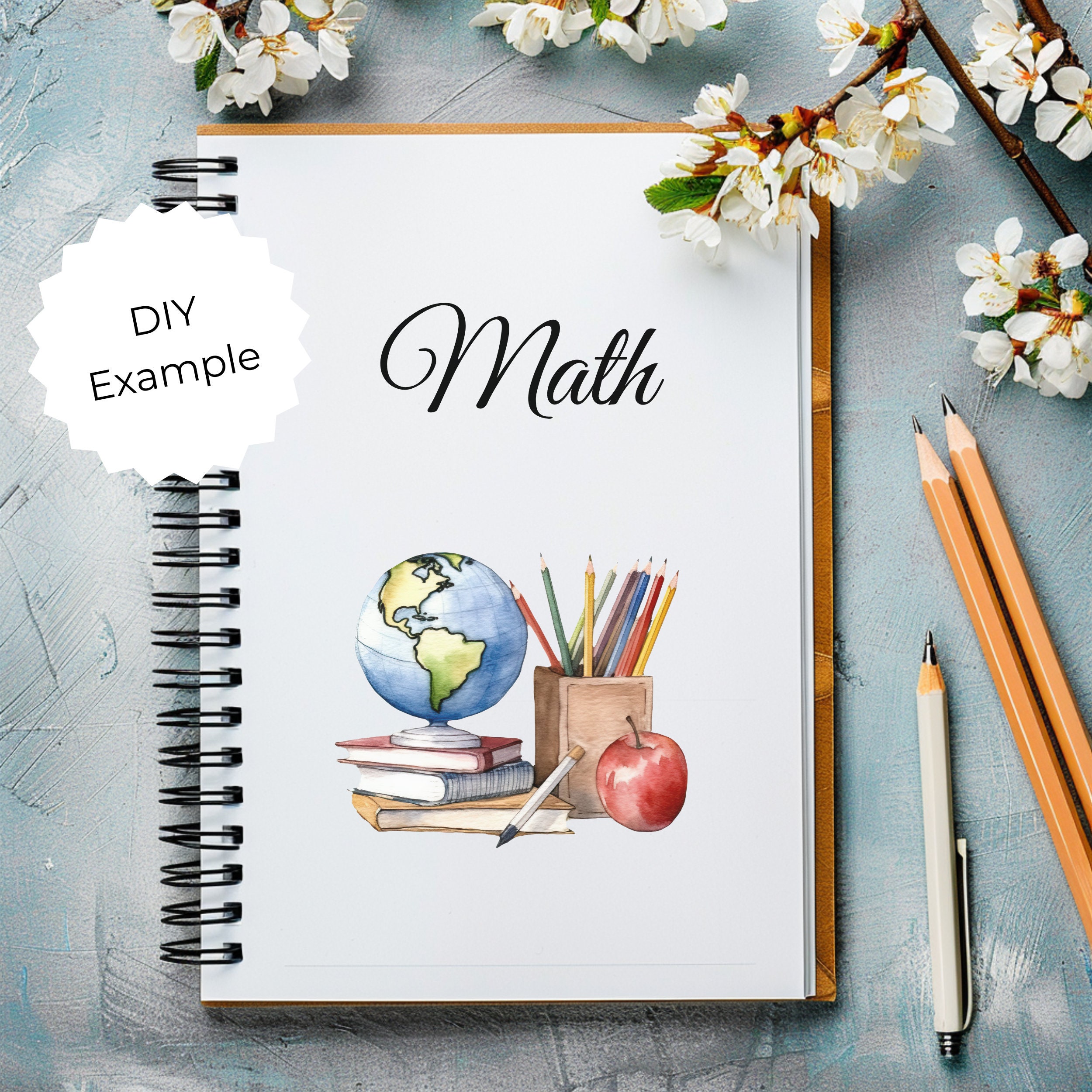 Watercolor Back to School Clipart, School Items PNG, Students, Teachers ...