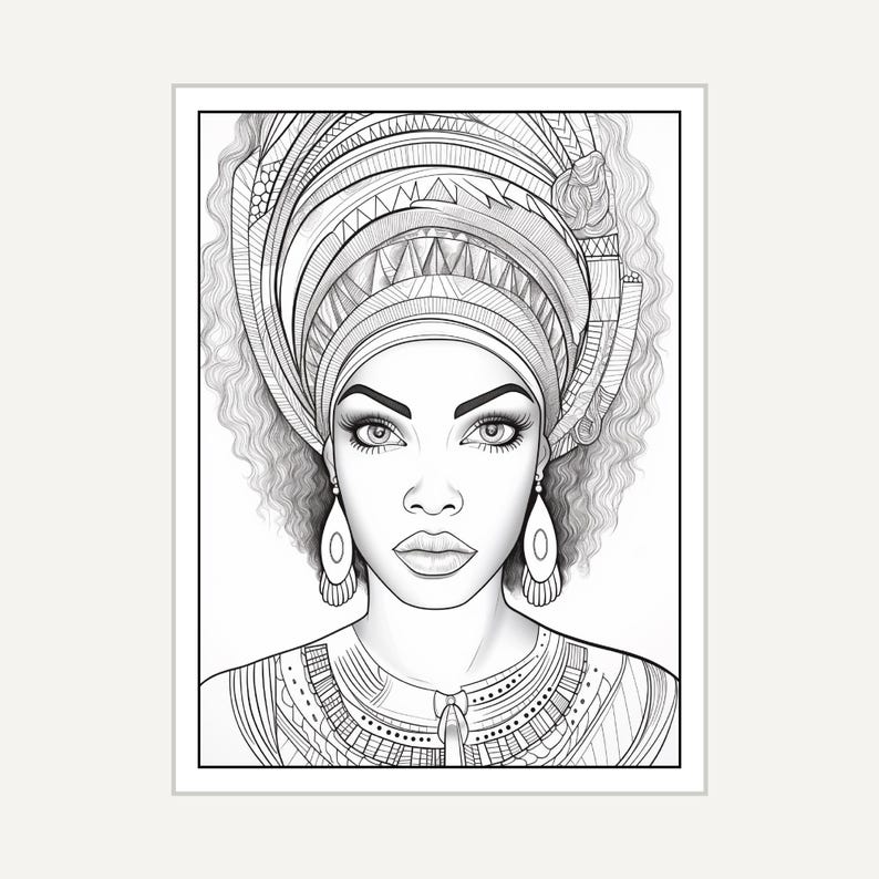 Black Women Momments Coloring Book, Inspirational Quotes Inside ...