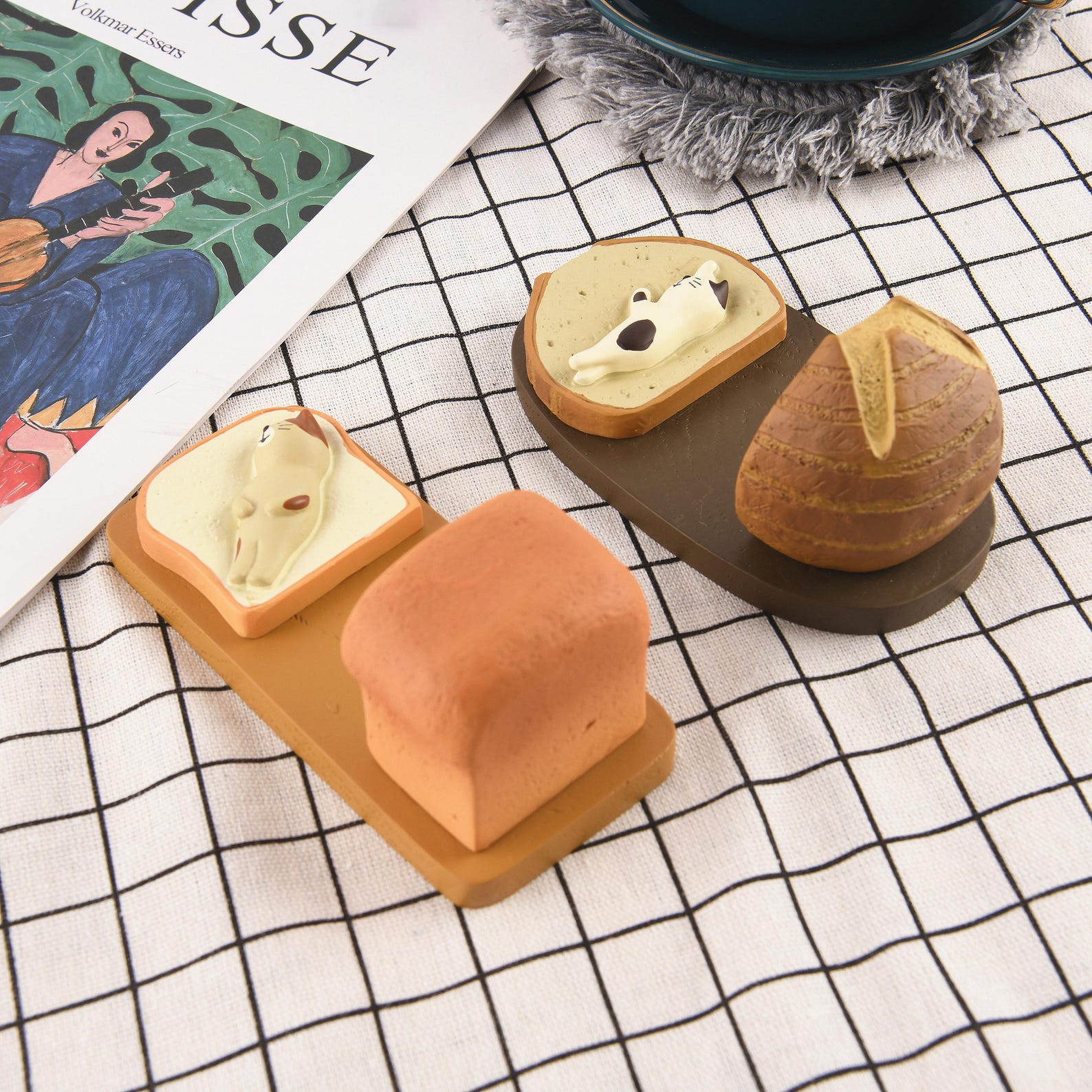 Toast and Puff Phone Holder,cat Phone and Tablet Holder,kitten Phone ...