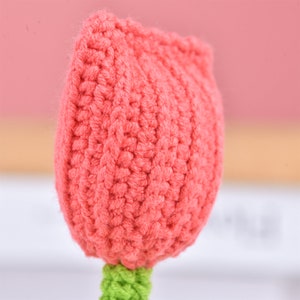 Cute Crochet Flower Phone Stand,knitted Tulip Sunflower,table Decor ...