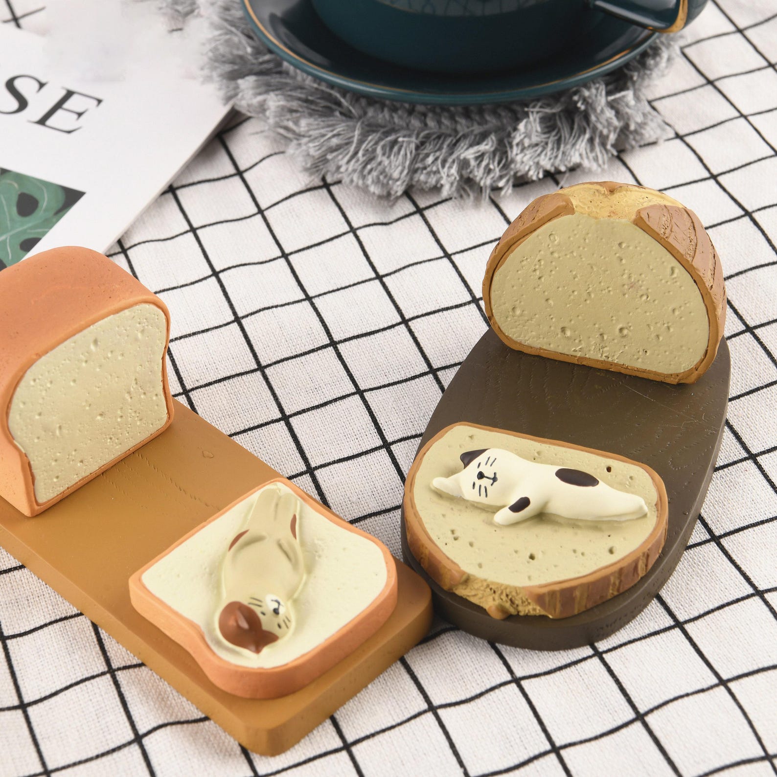 Toast and Puff Phone Holder,cat Phone and Tablet Holder,kitten Phone ...