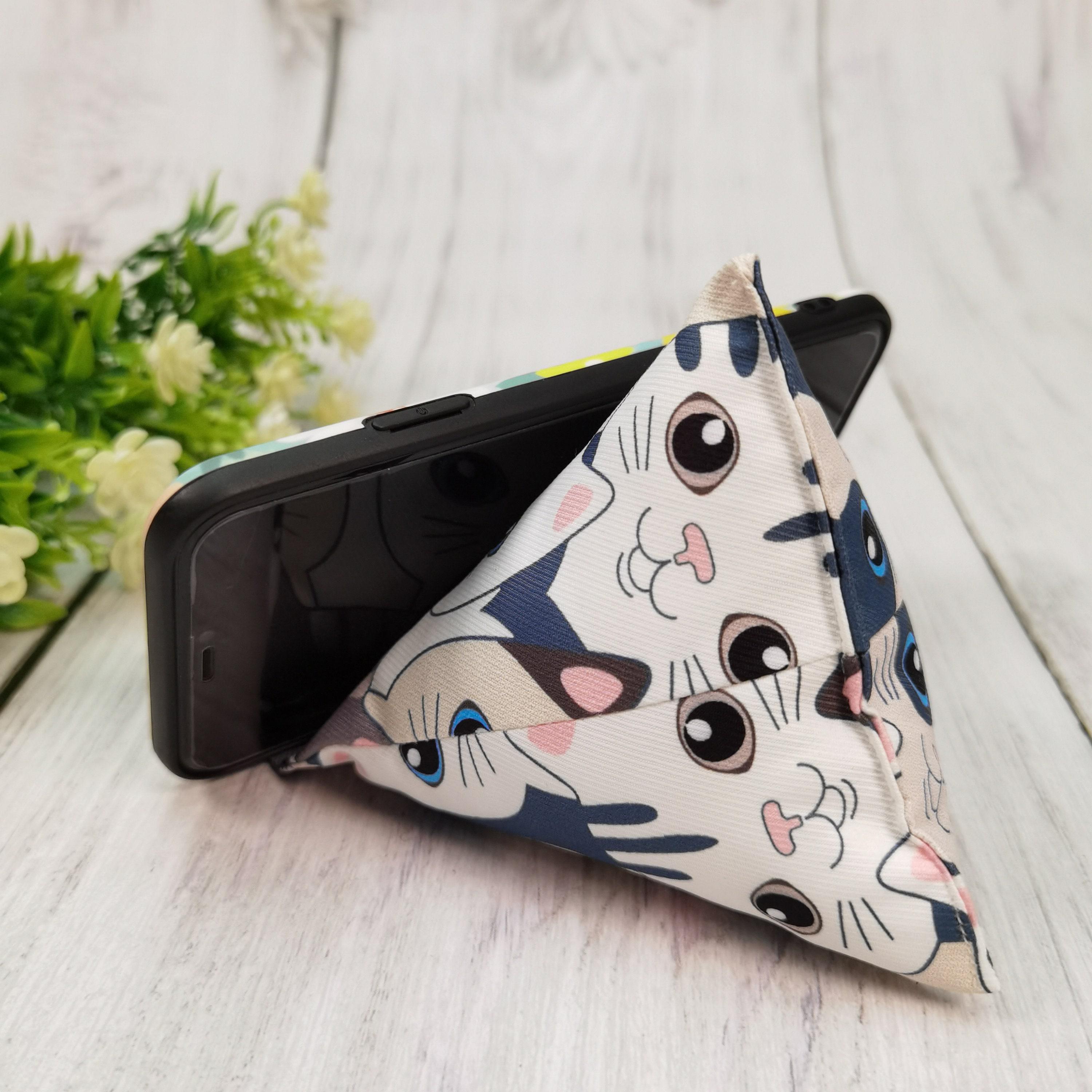 Kitten Cell Phone Stand,phone Pillow,fabric Phone Stand,cat Phone Stand ...