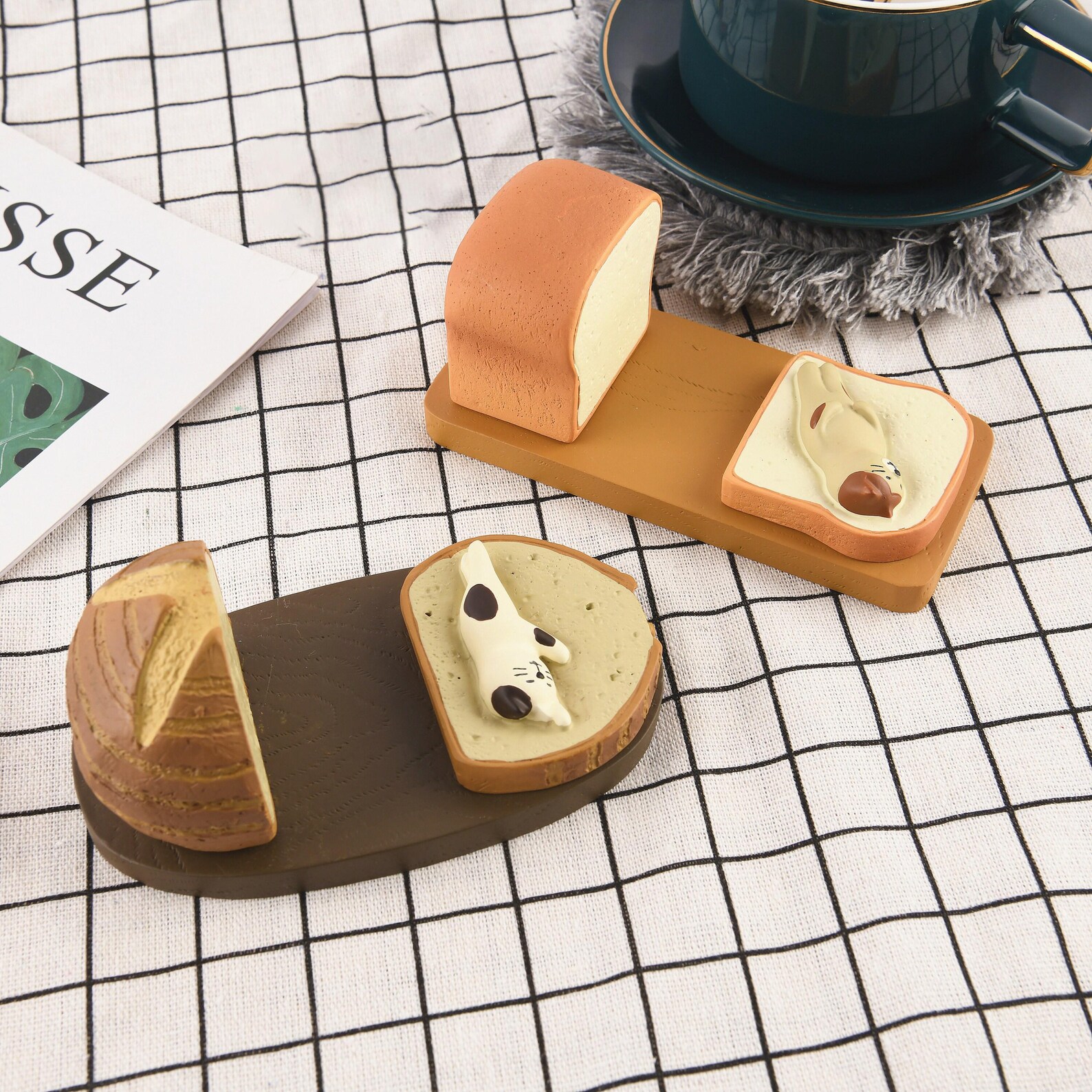 Toast and Puff Phone Holder,cat Phone and Tablet Holder,kitten Phone ...
