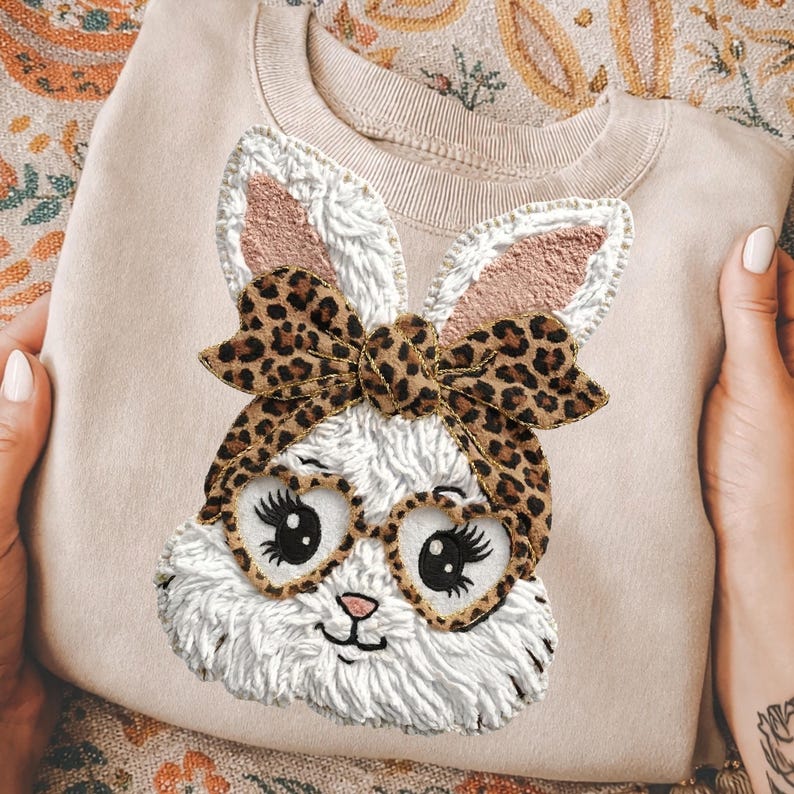 Leopard Easter Bunny Png | Leopard Print PNG | Easter Aesthetics ...