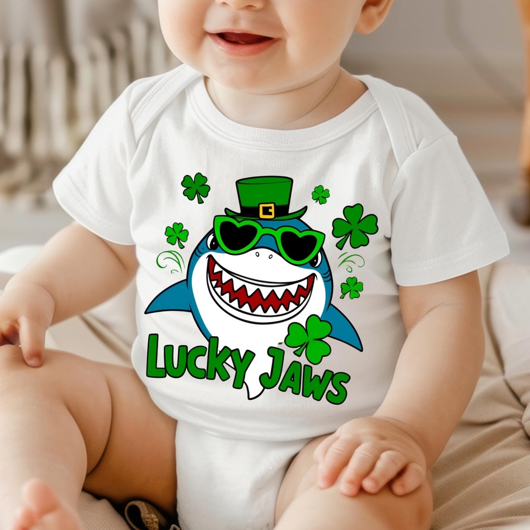 Lucky Shark PNG, St Patricks Day PNG, Sharks PNG, Funny Irish Toddler ...