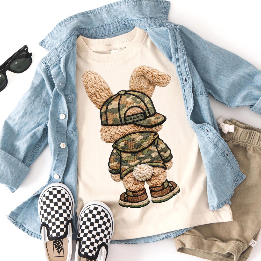 Boy Easter PNG, Camo Easter Png, Boy Bunny PNG, Kids Easter Shirt ...