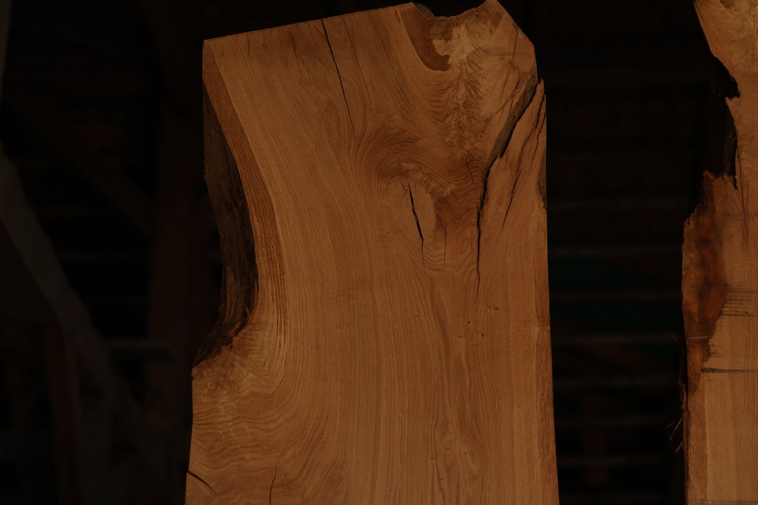 Live Edge European Oak Wood Slabs Table - Etsy