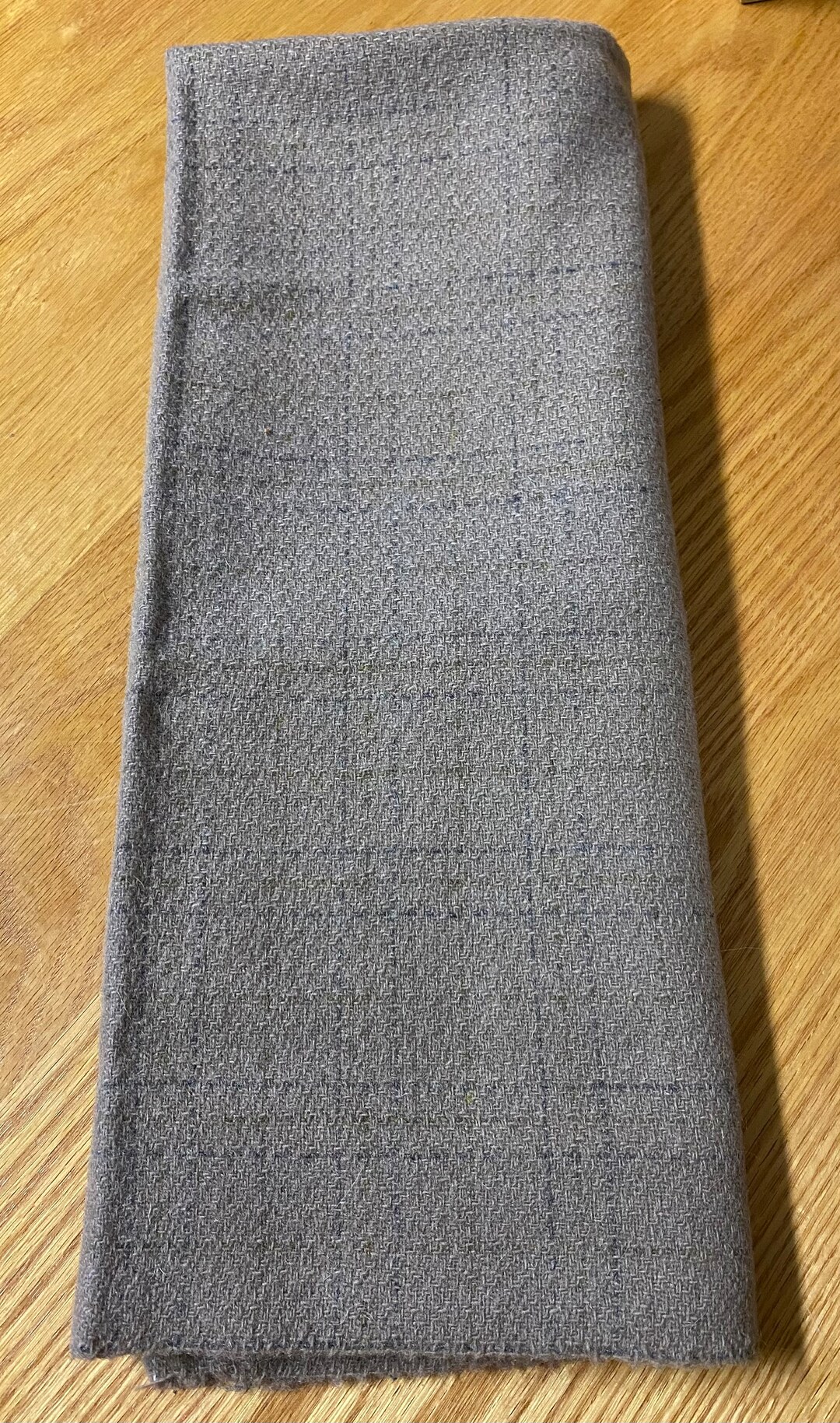 100% Wool Material Sand Plaid - Etsy