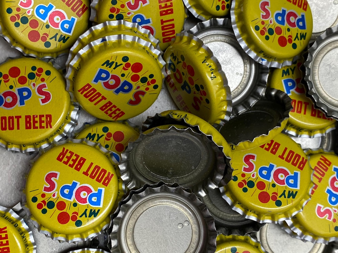Soda Bottle Caps - MY POPS Root Beer Soda- Lot of 100 - Etsy