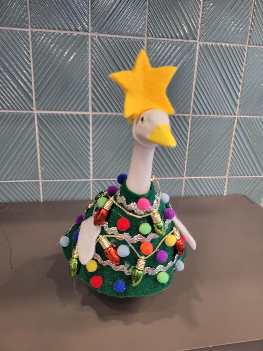 Limited Edition Christmas Tree Outfit for 7-inch Desk Goose • Holiday ...