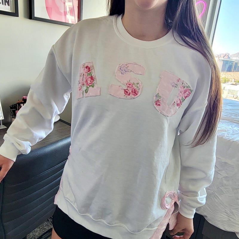 Applique Sweatshirt - Etsy