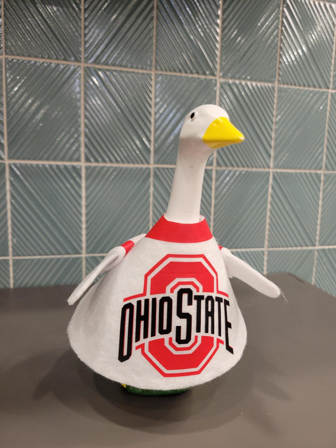 Ohio State Buckeyes Shirt for 7 Inch Desk Goose – Handmade Fan Outfit ...
