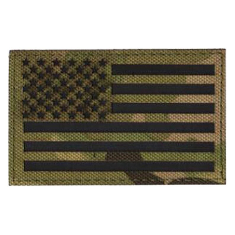 USA Flag Multicam IR Velcro Patch United States of America Velcro Patch ...
