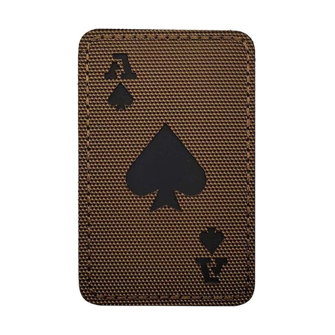 Ace of Spades Card Airsoft Velcro Patch Ace of Spades Card Softair ...