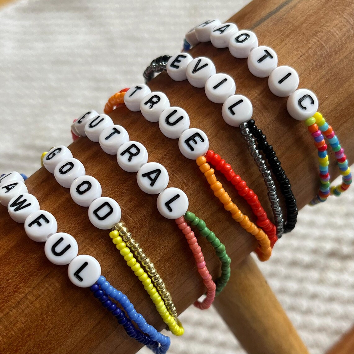 Dnd Alignment Bracelets - Set of 2 - Free Shipping - Dungeons and ...