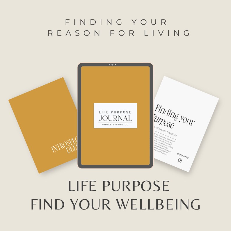 LIFE PURPOSE JOURNAL - Etsy