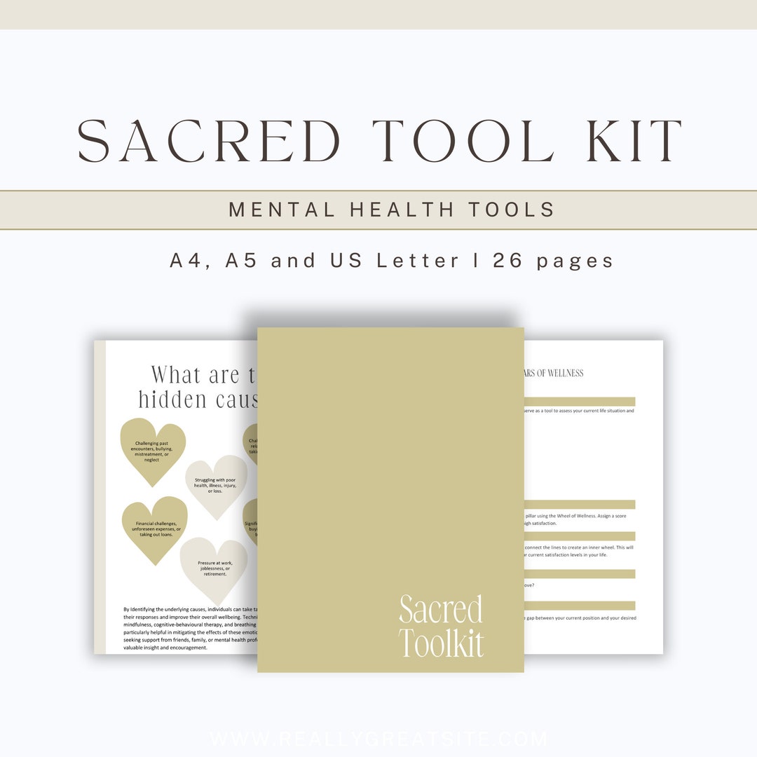 SACRED TOOLKIT, Mental Health, Managing Your Anxiety, Wellbeing ...