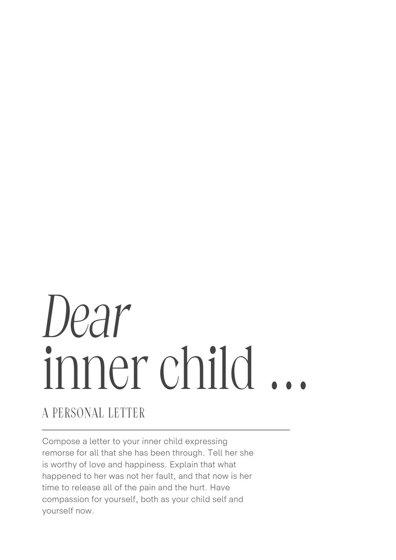 INNER CHILD JOURNAL - Etsy