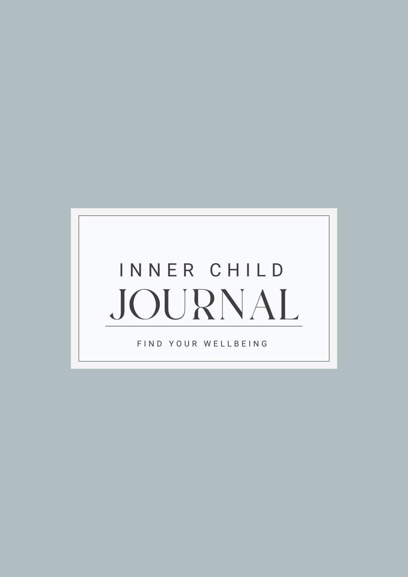 INNER CHILD JOURNAL - Etsy