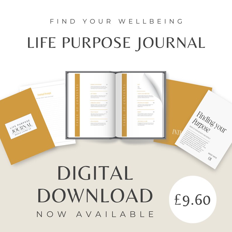 LIFE PURPOSE JOURNAL - Etsy