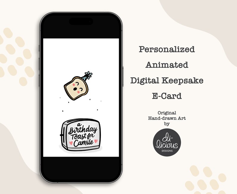 Personalized Animated Birthday Card | A Birthday Toast for You Custom ...