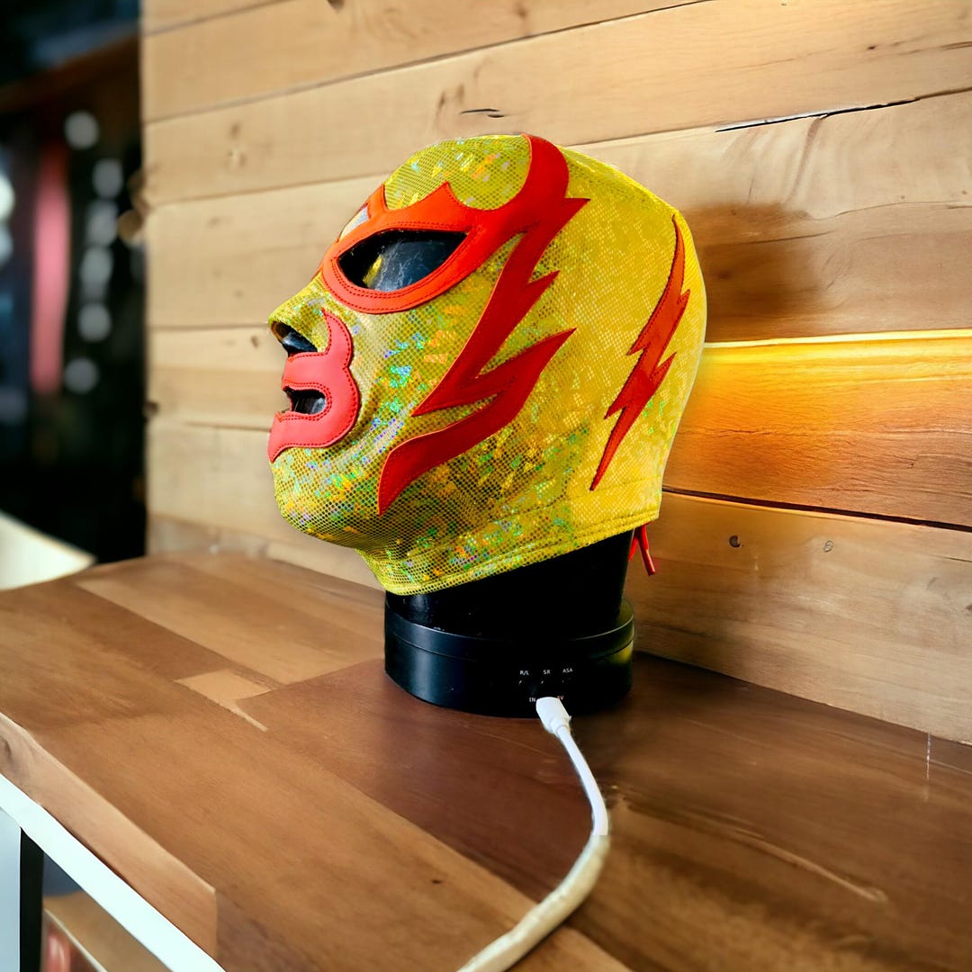 Custom Fray Tormenta Inspired Handmade Lucha Libre Mask | Professional ...