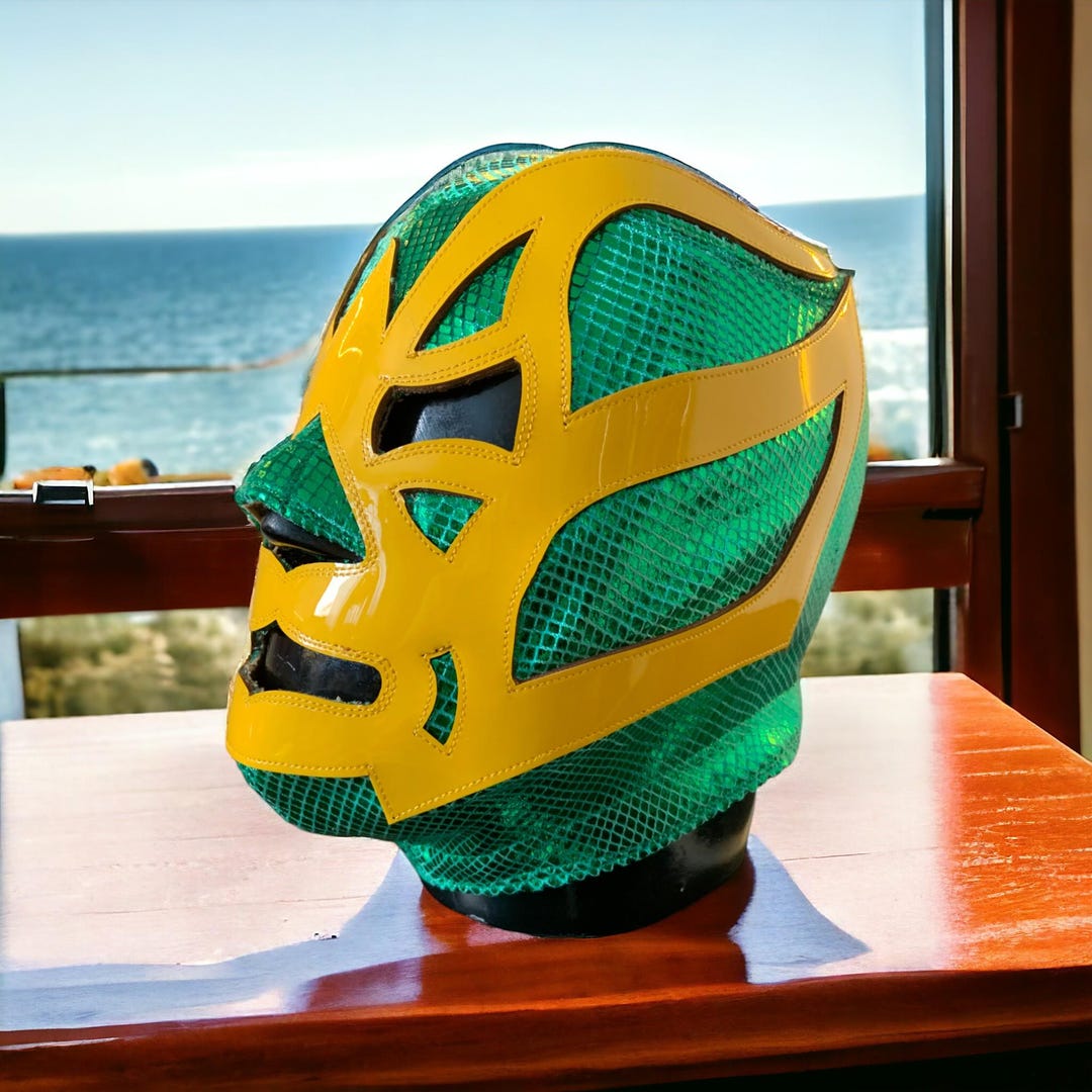 Custom Fishman Inspired Handmade Lucha Libre Mask | Professional ...