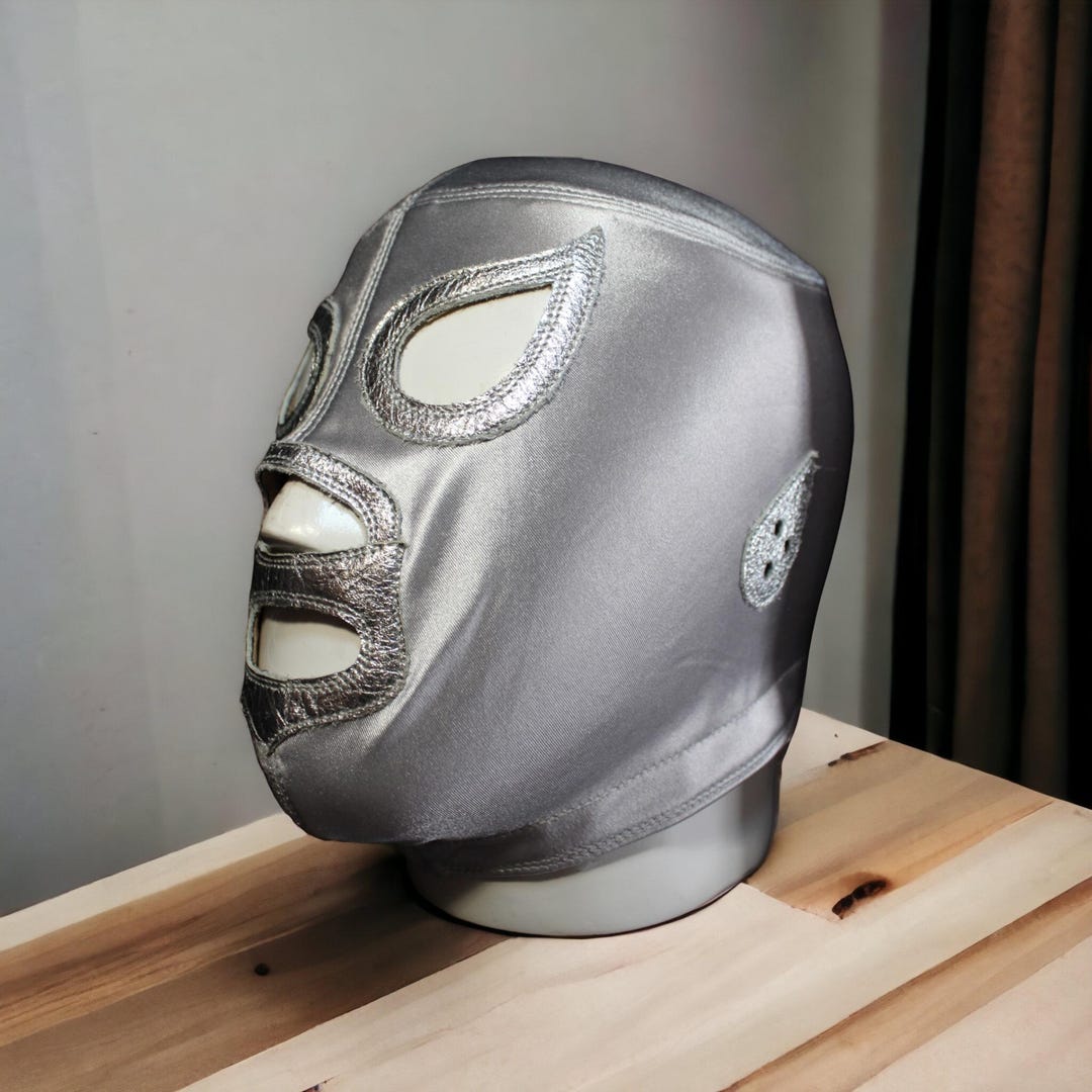 Custom Saint Masked Silver Inspired Handmade Lucha Libre Mask ...