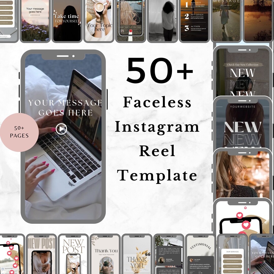 Faceless Instagram Reel Template, Done for You Instagram Videos With ...