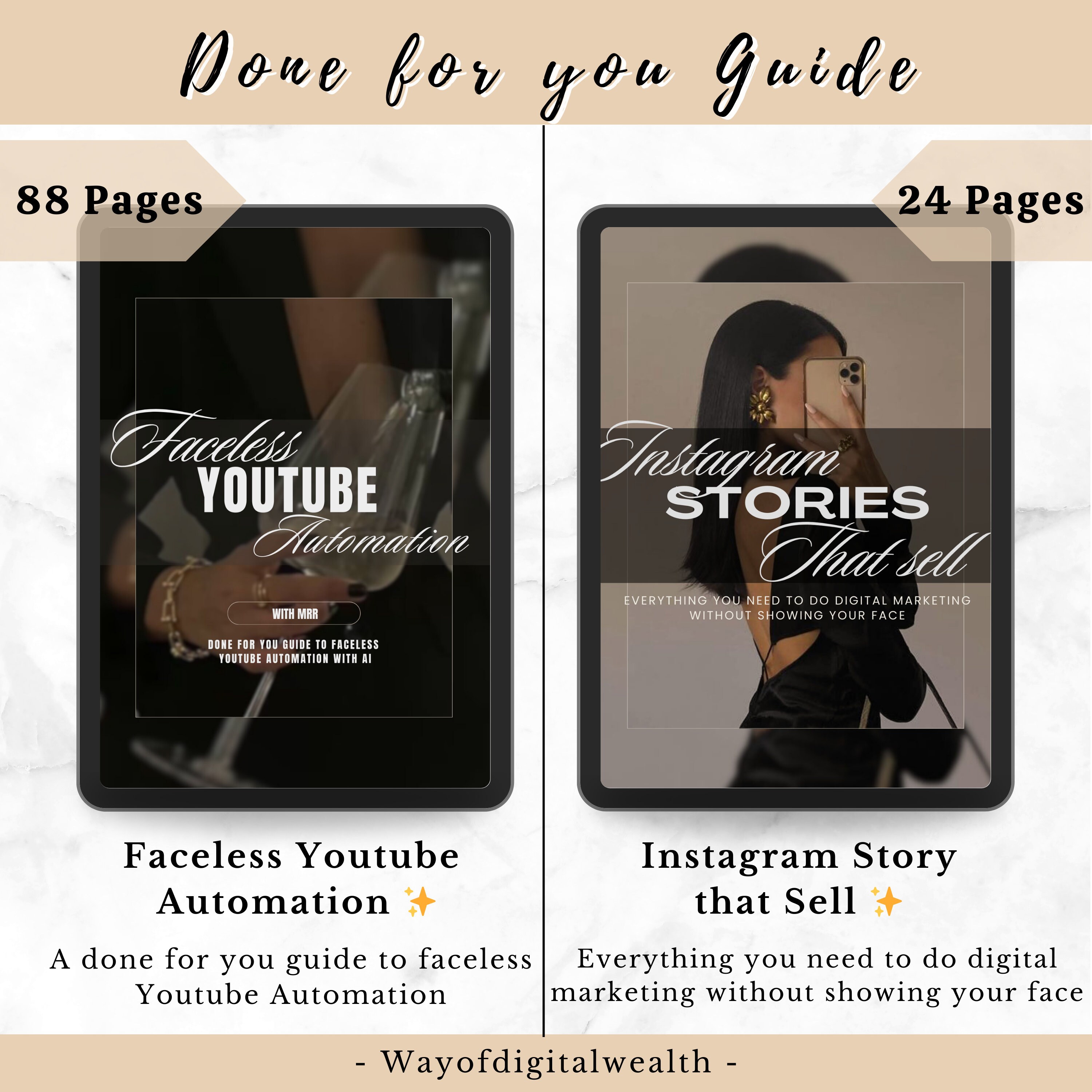 Digital Wealth Collection With MRR and PLR, Faceless Digital Marketing ...