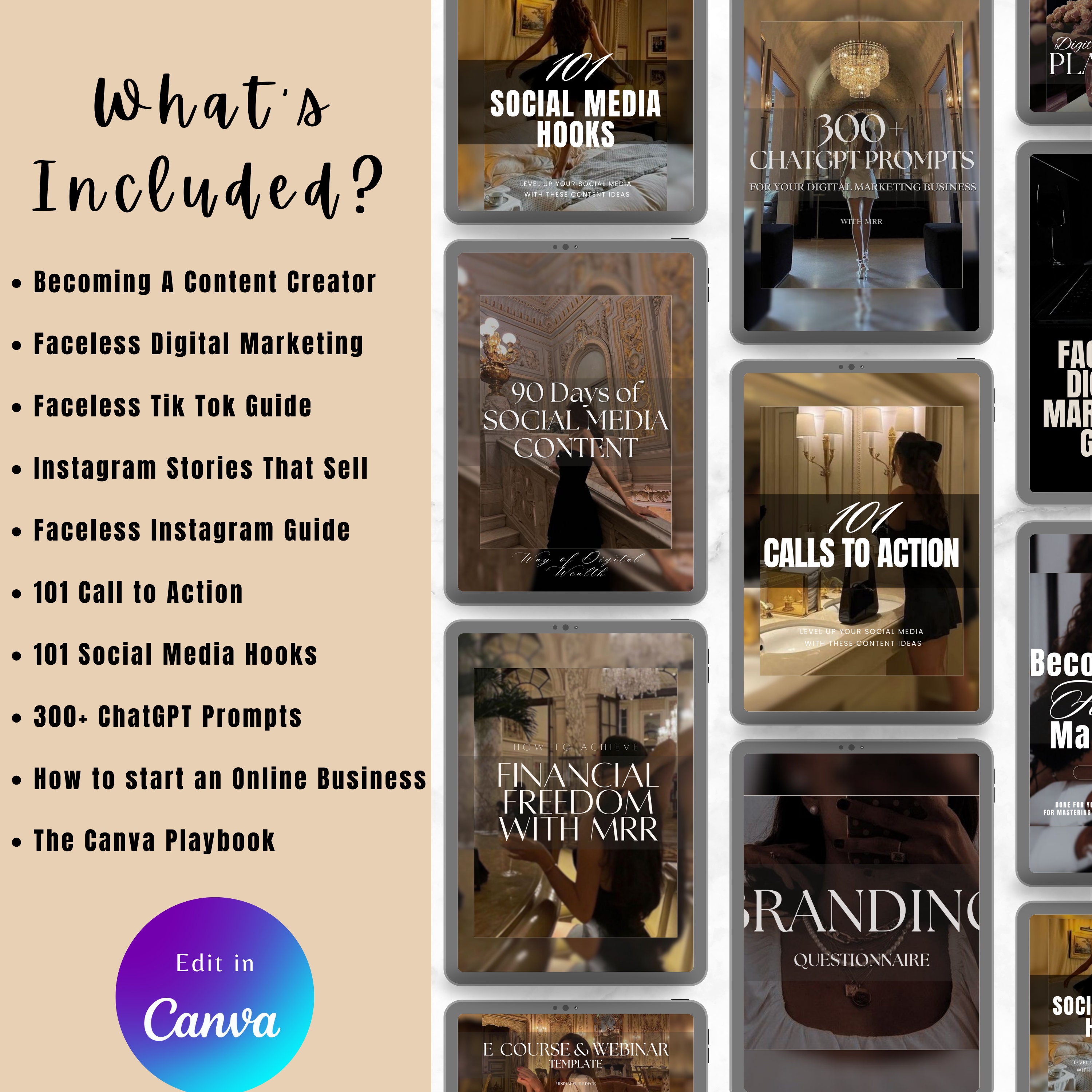 Digital Wealth Collection With MRR and PLR, Faceless Digital Marketing ...