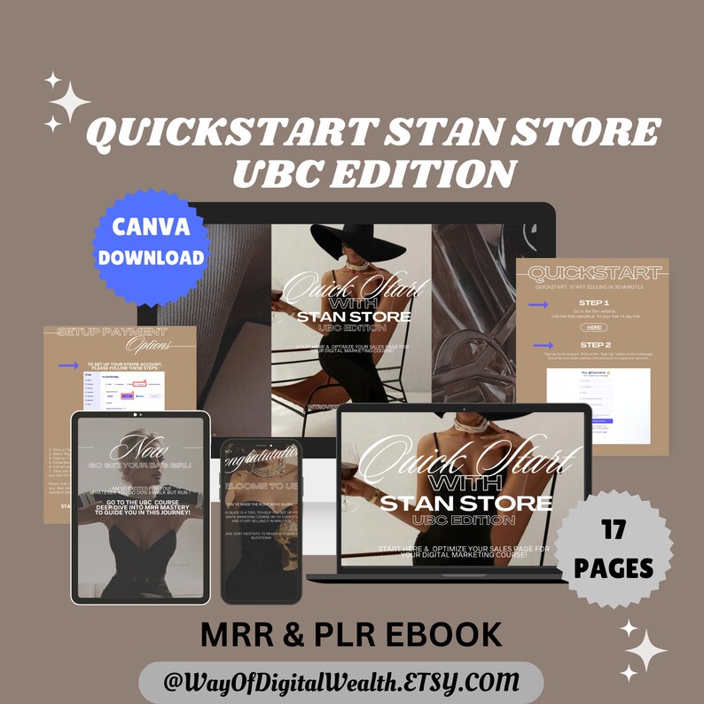 UBC Course Stan Store Ultimate Branding Course Done for You Stan Store Guide to Sell Lead Magnet ...